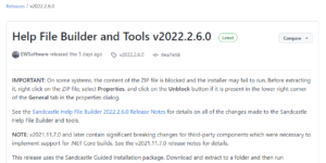 SHFBのインストール | 休日プログラマーの備忘録